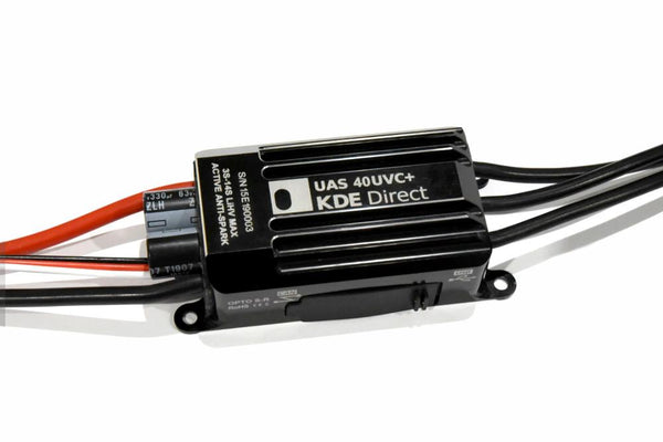 KDE-UAS40UVC 40A+UHV Electronic Speed Controller (ESC) for Multi-Rotor ...